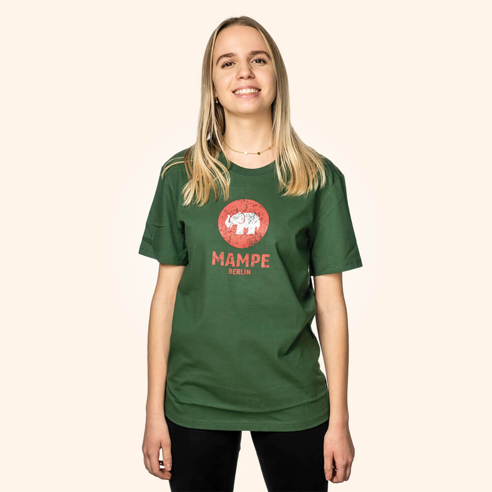 Mampe Shirt Bottle Green (Unisex) | Mamp spirits